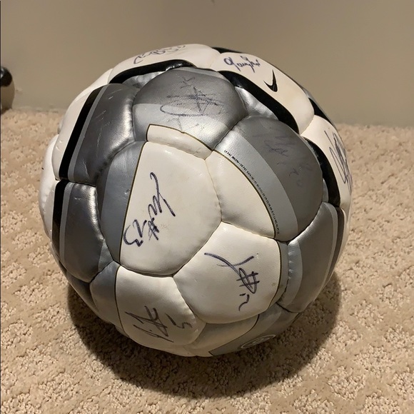 Nike | Accents | Vintage Soccer Ball Signed By Timbers | Poshmark